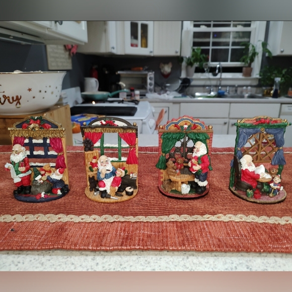 K'S Collection | Holiday | Vintage Santa Figurines Ks Collection Set Of ...